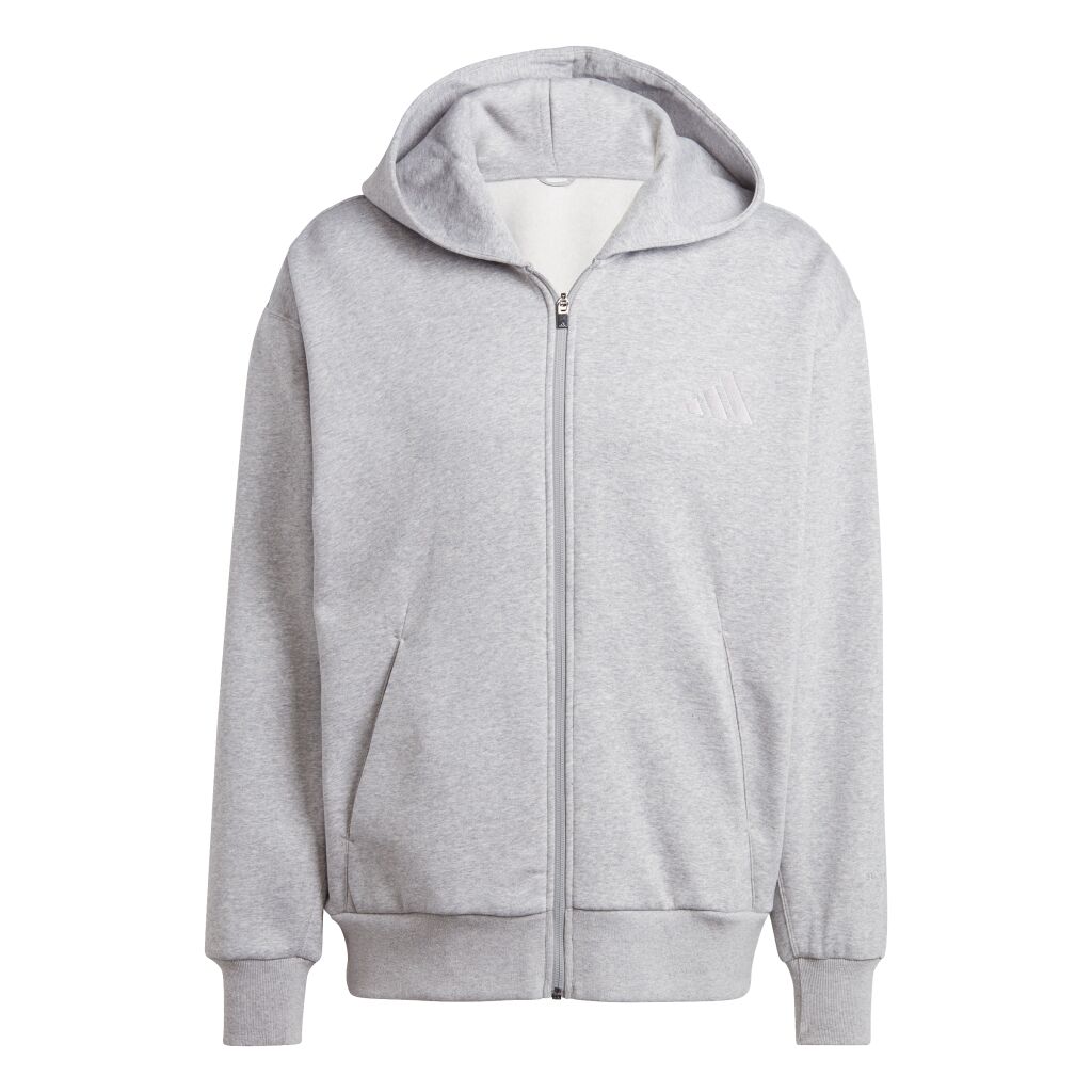 adidas ALL SZN Full-Zip Hoodie - miesten huppari (harmaa)