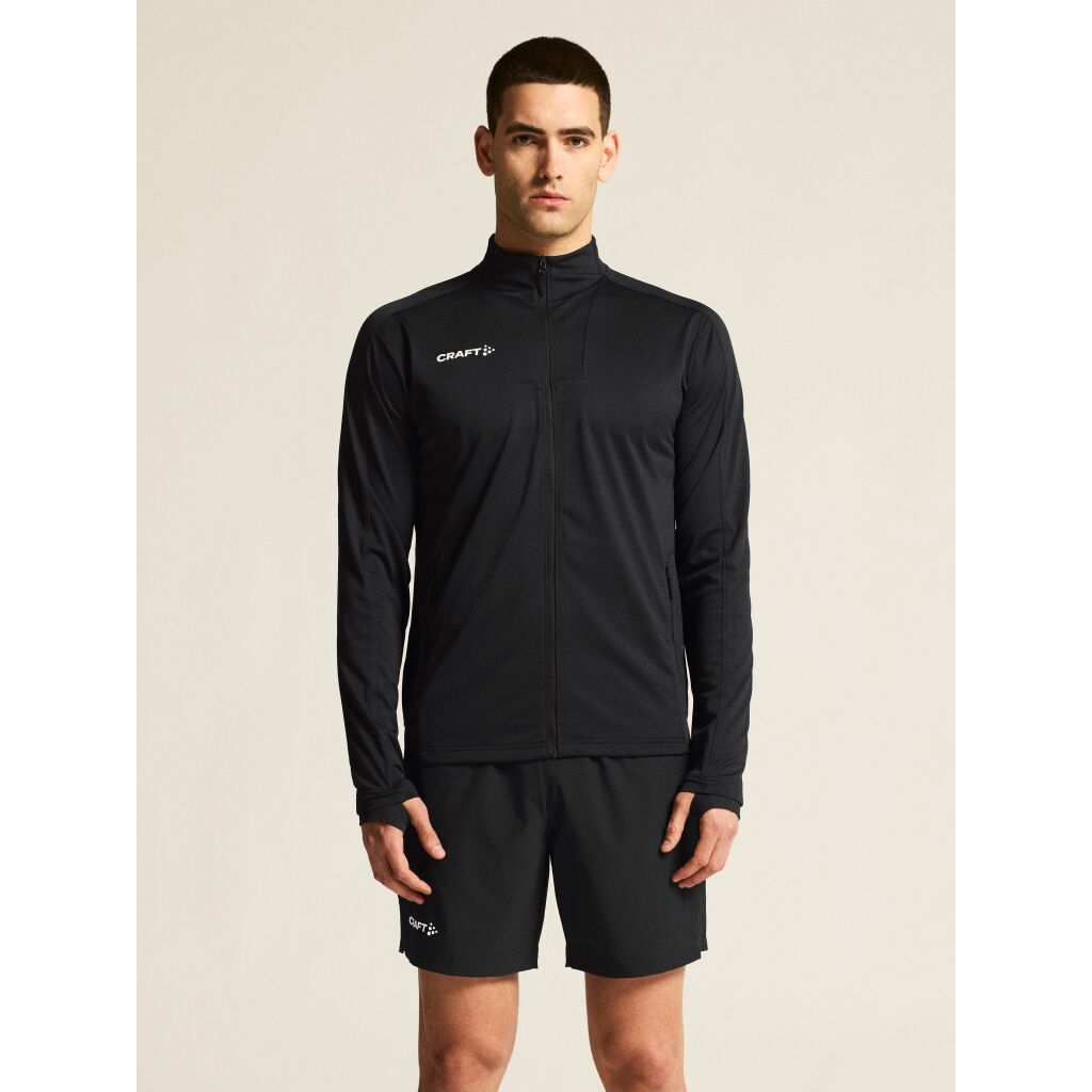 Craft Evolve 2.0 Full Zip Jacket M - miesten stretch-takki (musta)