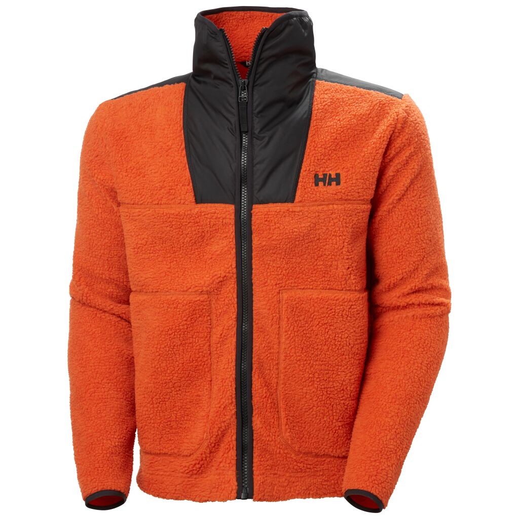 Helly Hansen Explorer Pile Jacket - miesten hybriditakki (tummanoranssi ...