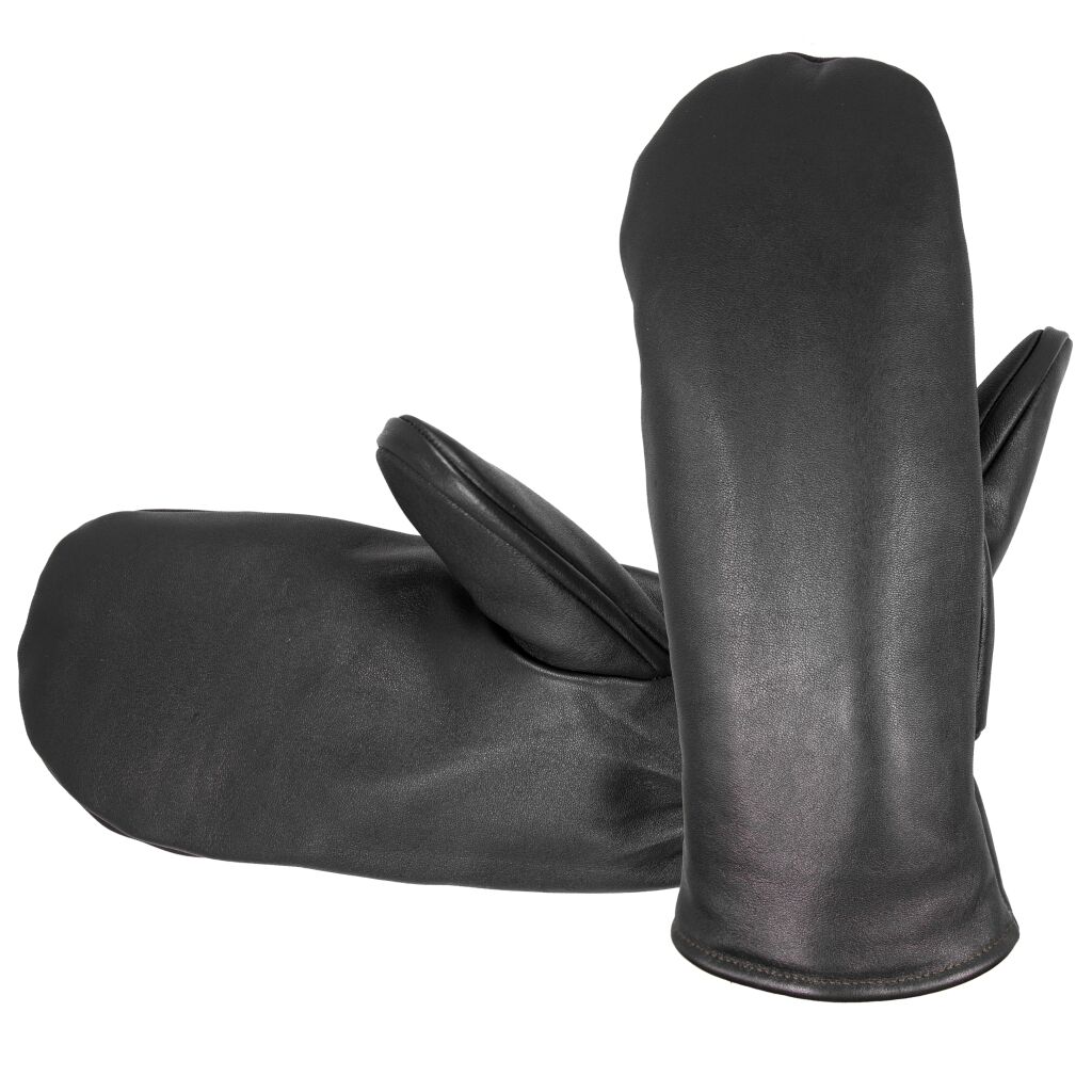 Hofler Hofler Essentials Leather Mitten Ux - miesten rukkaset (musta)