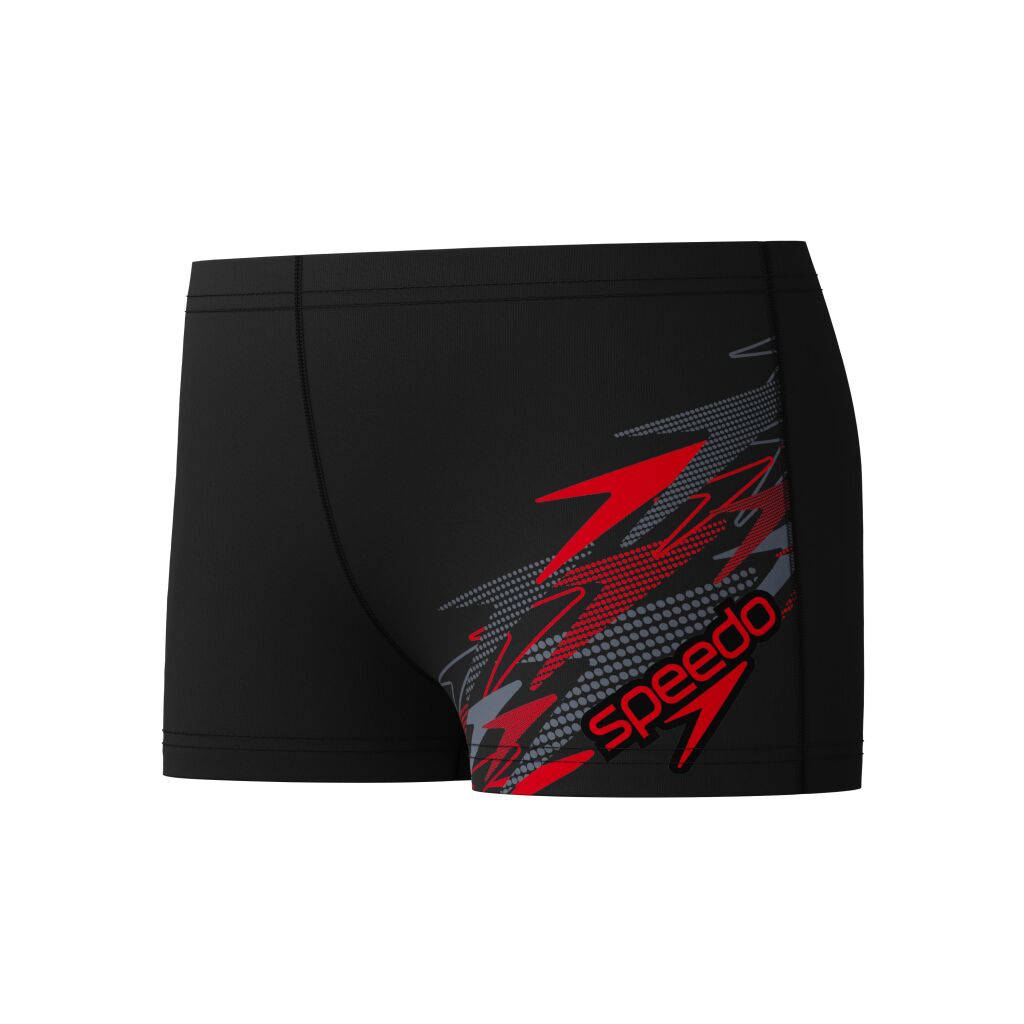 Speedo Medley Logo Aquashort JR - poikien uimahousut (punainen)