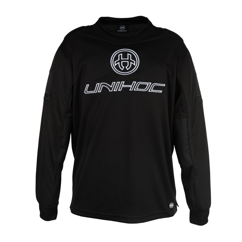 Unihoc Goalie Sweater Inferno All Black - maalivahdin paita (musta)