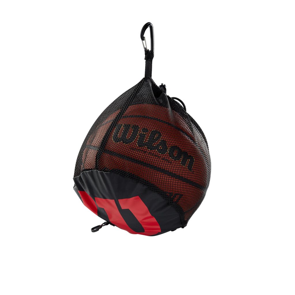Wilson Single Ball Basketball Bag - pallokassi (musta)