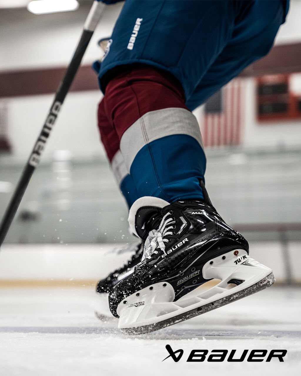 Bauer Supreme Mach Fit1 Int Luistimet. - Jääkiekkoluistimet | Intersport